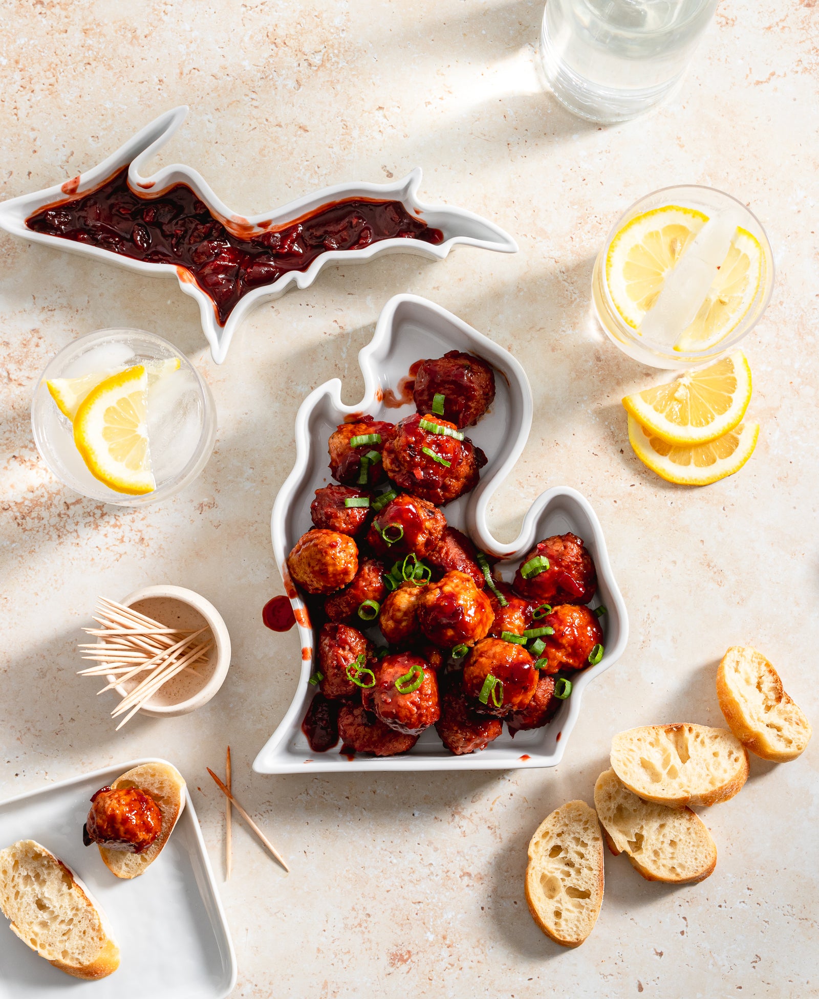 Michigan Cherry Barbecue Chicken Meatballs – Lark at Home