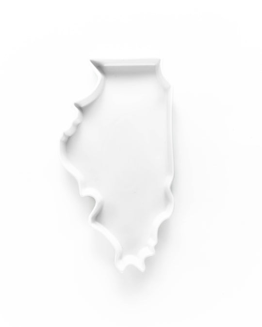 Illinois State Shaped Plate - Kitchen, Gift & Home Décor - Lark at Home
