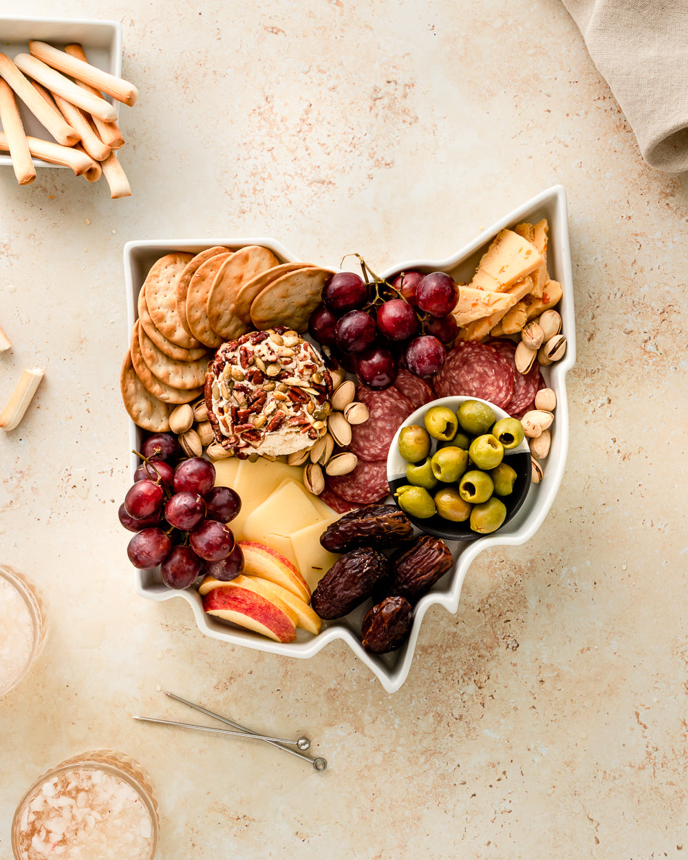 Ohio State Themed Plate/Serving Tray/Dish/Platter/Pie Plate – Lark at Home